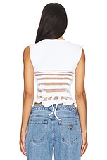 George Trochopoulos Half Stripe Top in White | REVOLVE