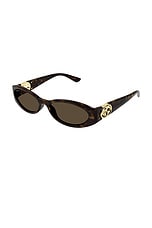 Gucci Hailey Oval Sunglasses