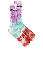 H2OFagerholt Dip Dye Sock in Black & White & Creamy Grey | REVOLVE