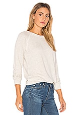 MONROW Star Raglan Sweatshirt in Ash | REVOLVE