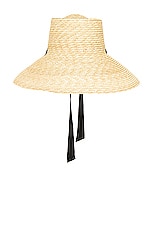 Hat Attack Cora Sun Hat in Natural & Black | REVOLVE