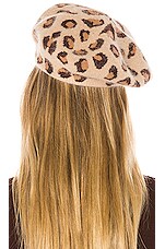 Hat Attack Leopard Beret in Natural | REVOLVE