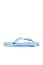 Havaianas Brazil Logo Sandal in Blue Lavender & White | REVOLVE