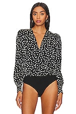 HEARTLOOM Inez Bodysuit in Onyx | REVOLVE