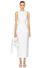 Helsa Linen Button Tunic in Natural White | REVOLVE