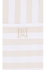 Helsa Cotton Poplin Stripe Oversized Shirt in Beige Stripe | REVOLVE