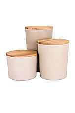 HAWKINS NEW YORK Essential Storage Containers Set Of 3 in Light Grey ...