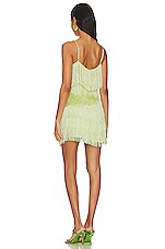 House of Harlow 1960 X Revolve Marquesa Fringe Mini Dress in Honeydew | REVOLVE
