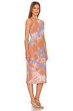 House of Harlow 1960 x REVOLVE Tali Midi Dress in Brown Tie Dye | REVOLVE