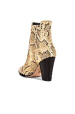 House of Harlow 1960 x REVOLVE Simone Chelsea Boot in Natural Snake ...