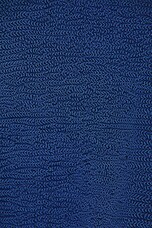 Hunza G Lisa One Piece in Metallic Denim & White | REVOLVE