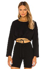 h:ours Jessi Long Sleeve Shirt in Black | REVOLVE