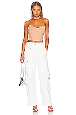 h:ours Sandy Top in Nude | REVOLVE