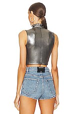 h:ours Natalia Top in Gunmetal | REVOLVE