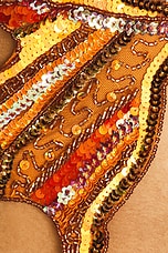 h:ours Carola Embellished Top in Orange & Pink | REVOLVE