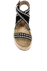 Isabel Marant Illya Platform Sandal in Black | REVOLVE