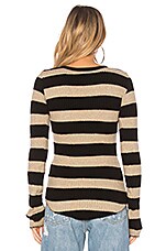 Indah Fireball Sweater in Toast & Black Stripe | REVOLVE