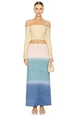 Indah Etoile Crop Top in Chai | REVOLVE