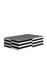 Jonathan Adler Large Op Art Lacquer Box in Black & White | REVOLVE