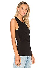 James Perse Twisted Tank in Black | REVOLVE