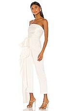 Jay Godfrey Sky Jumpsuit in White & Light Ivory | REVOLVE