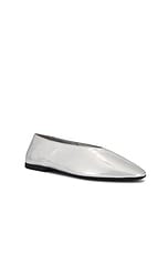 Jeffrey Campbell Romp Flat in Silver | REVOLVE
