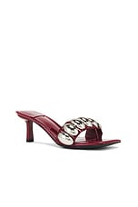 Jeffrey Campbell Capture Sandals in Cherry Red Patent Silver | REVOLVE