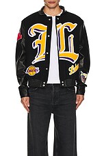 Jeff Hamilton Lakers Jacket in Black | REVOLVE