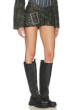 Jaded London Assassin Micro Mini Skirt in Charcoal | REVOLVE