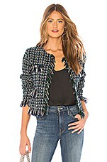 J.O.A. Tweed Jacket in Green | REVOLVE