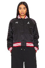 Jordan Varsity Jacket in Black | REVOLVE