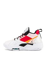 Jordan Zoom '92 Sneaker in White, Black, Siren Red & University Gold ...