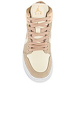 Jordan Air Jordan 1 Mid Sneaker in Muslin, Desert, Celestial Gold ...