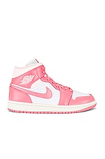 Jordan Air Jordan 1 Mid Sneaker in White, Sea Coral, Atmosphere, & Sail ...