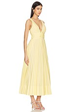 SIMKHAI Stephanie Midi Dress in Sulfur | REVOLVE
