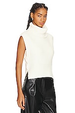 SIMKHAI Maple Sweater Top in Ivory | REVOLVE