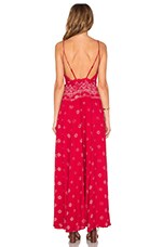THE JETSET DIARIES Fuego Maxi Dress in Red Robe Print | REVOLVE