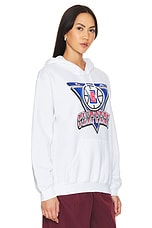 Junk Food Clippers Triangle Hoodie in White | REVOLVE