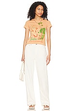 Junk Food Barbie's Hawaiian Holiday Tee in Musk Mellow | REVOLVE