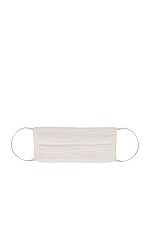 Karina Grimaldi Kelly Eyelet Face Mask in White | REVOLVE