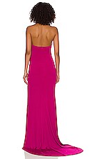 Katie May Jupiter Gown in Magenta | REVOLVE