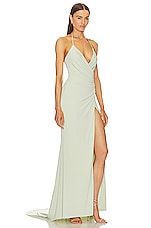 Katie May Jupiter Gown in Sage | REVOLVE