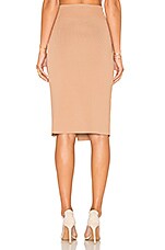 KENDALL + KYLIE Compact Overlap Pencil Skirt in Macaroon | REVOLVE