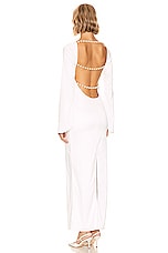 Khanums Keidi Dress With Pearl And Gold Bead Detai in White | REVOLVE