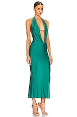 Khanums x REVOLVE Khiya Pearl Trim Maxi Dress in Teal | REVOLVE