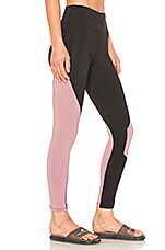 Khongboon Activewear Alyssa Legging in Onyx & Rose | REVOLVE