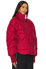 Khrisjoy Corazon Puffer Jacket in Ruby Red | REVOLVE