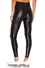 KORAL Stage High Rise Infinity Legging in Black & Top Blue | REVOLVE