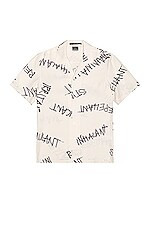 Ksubi Intoxicant Resort Short Sleeve Shirt in White | REVOLVE