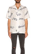 Ksubi Intoxicant Resort Short Sleeve Shirt in White | REVOLVE
